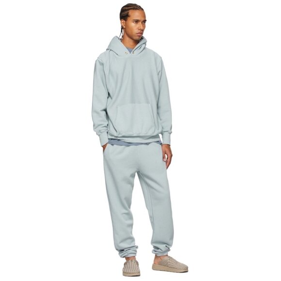 Les Tien | Pants | Les Tien Mens Classic Heavy Sweatpants In Dusty Blue ...